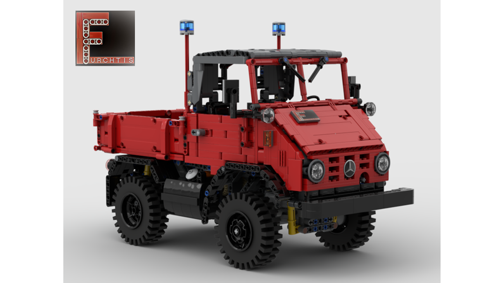 LEGO MOC Unimog U411 fire engine with trailer by Furchtis | Rebrickable ...