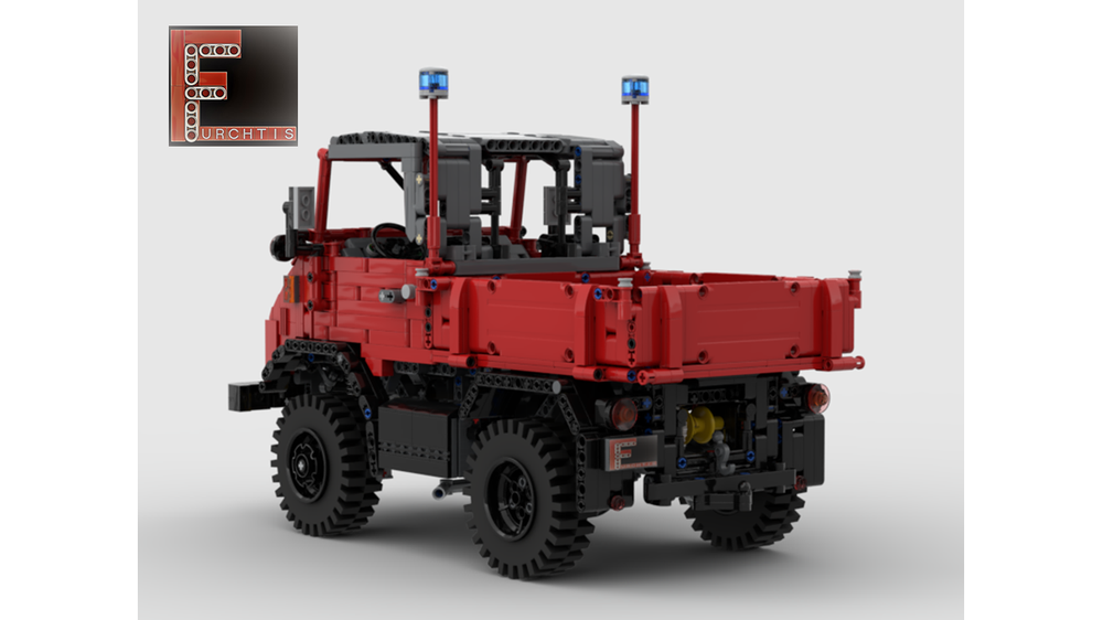 LEGO MOC Unimog U411 fire engine with trailer by Furchtis | Rebrickable ...