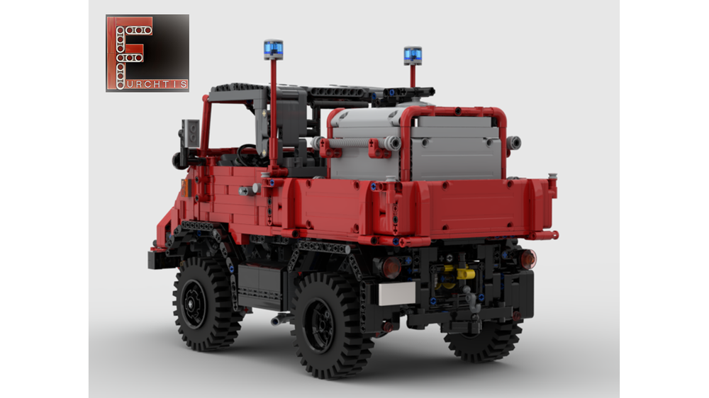 LEGO MOC Unimog U411 fire engine with trailer by Furchtis | Rebrickable ...