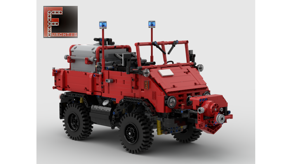 LEGO MOC Unimog U411 fire engine with trailer by Furchtis | Rebrickable ...