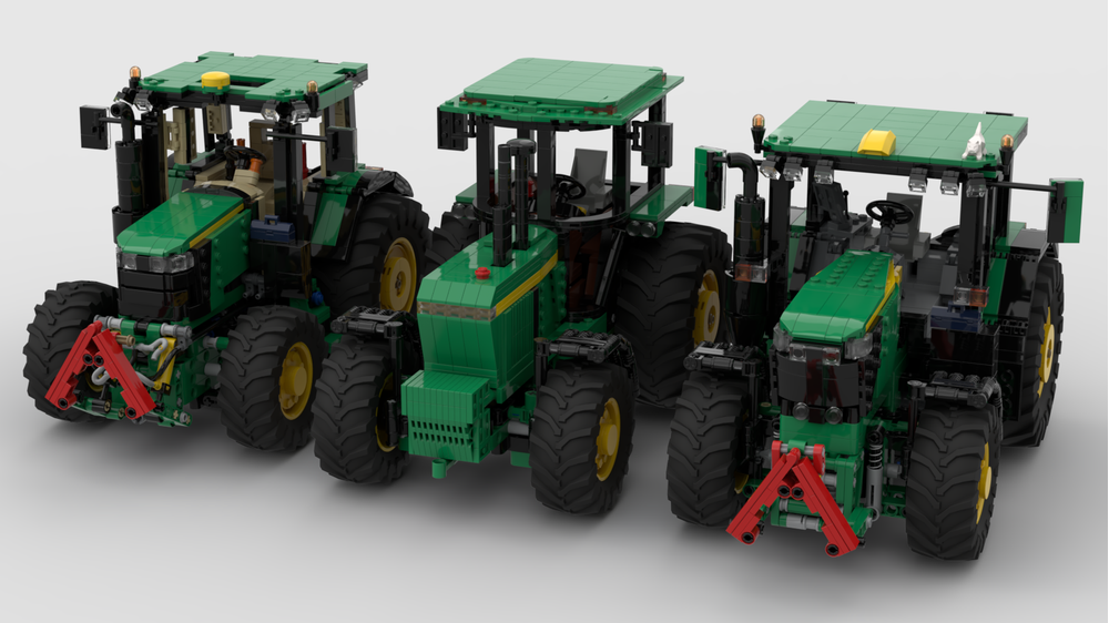 Lego Moc John Deere 4450 Tractor By Odinbricks Rebrickable Build