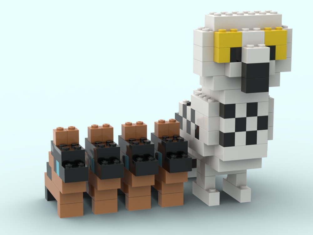 LEGO MOC 11030 Snowy Owl by Pikminfan67 | Rebrickable - Build with LEGO