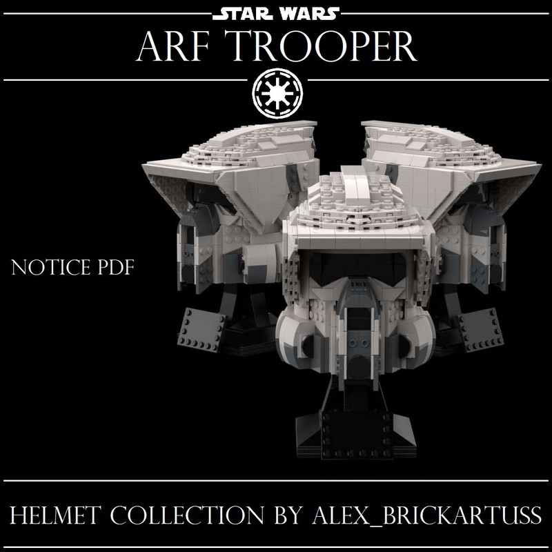 LEGO MOC Helmet Arf Trooper by Alex_BricKartuss | Rebrickable - Build ...