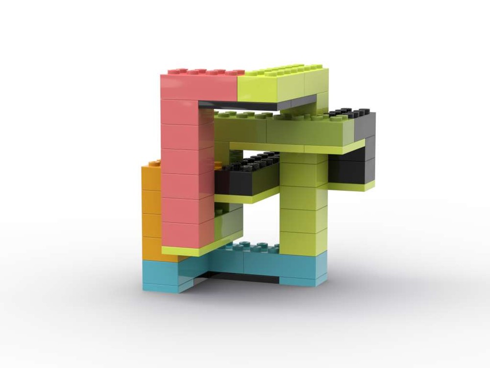 LEGO MOC Figure-Eight Knot by flerpdederp | Rebrickable - Build with LEGO