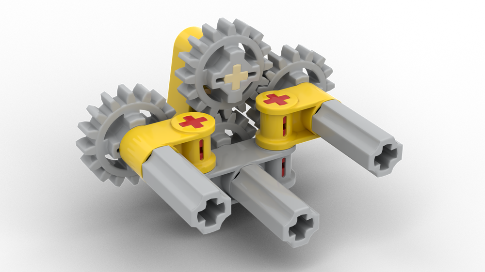 LEGO MOC Compact Direction Splitter by 2in1 | Rebrickable - Build with LEGO