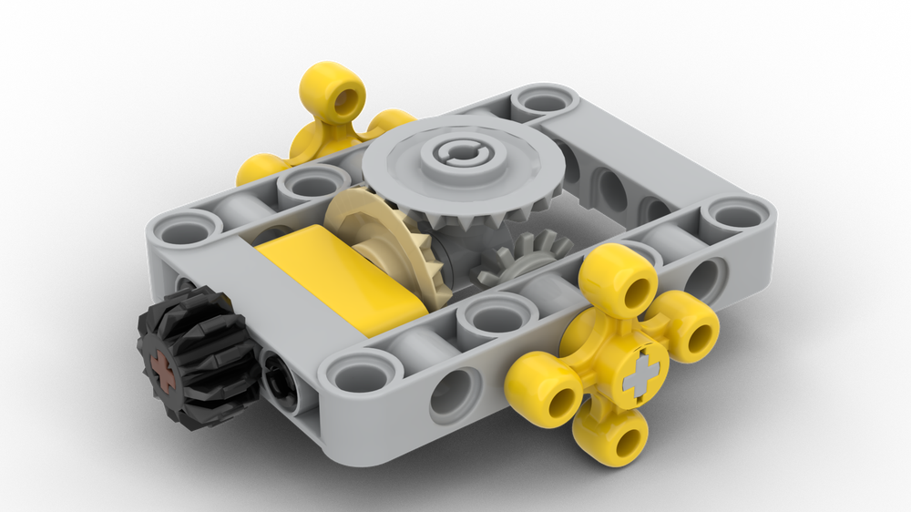 LEGO MOC Bevel Gear Direction Splitter by 2in1 | Rebrickable - Build ...