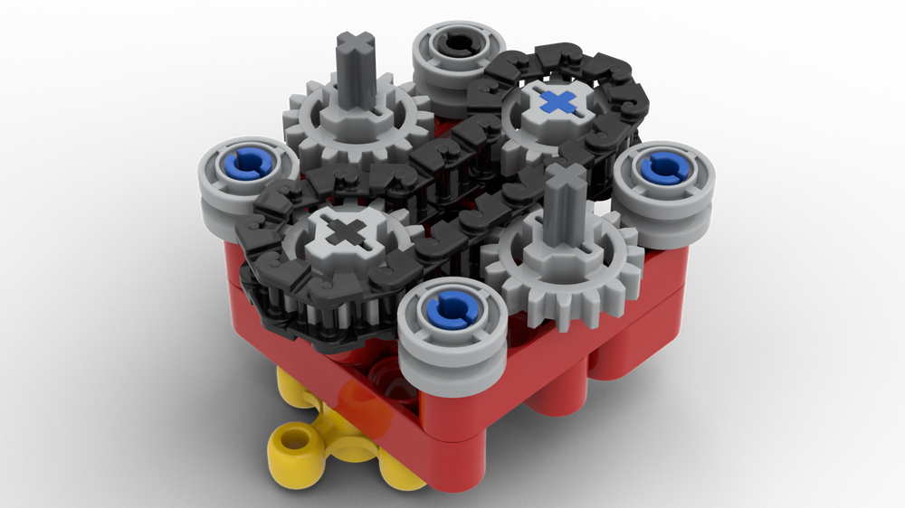 LEGO MOC Chain Direction Splitter by 2in1 | Rebrickable - Build with LEGO