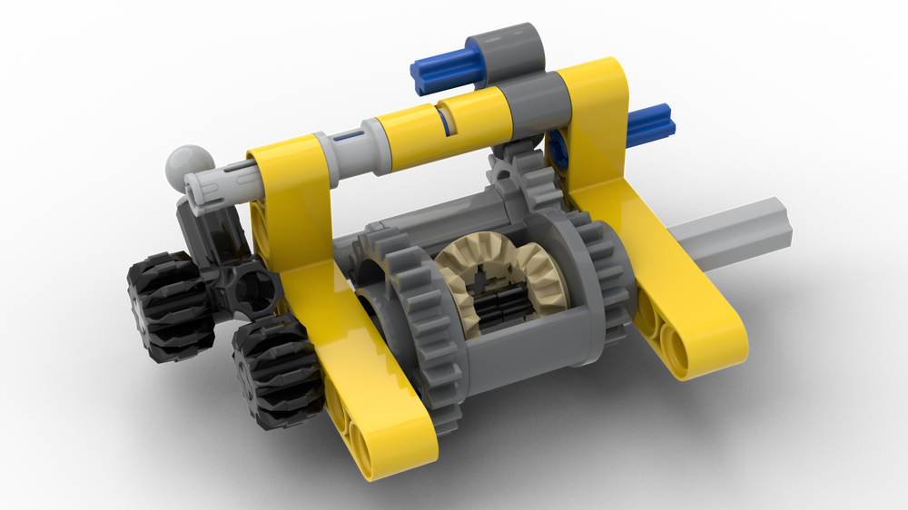 LEGO MOC Differential Direction Splitter by 2in1 | Rebrickable - Build ...