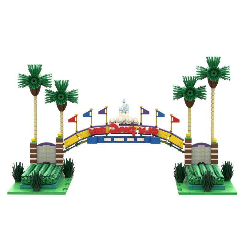 LEGO MOC Magical Orlando Theme Park Entrance by tacotaco64™️ ...
