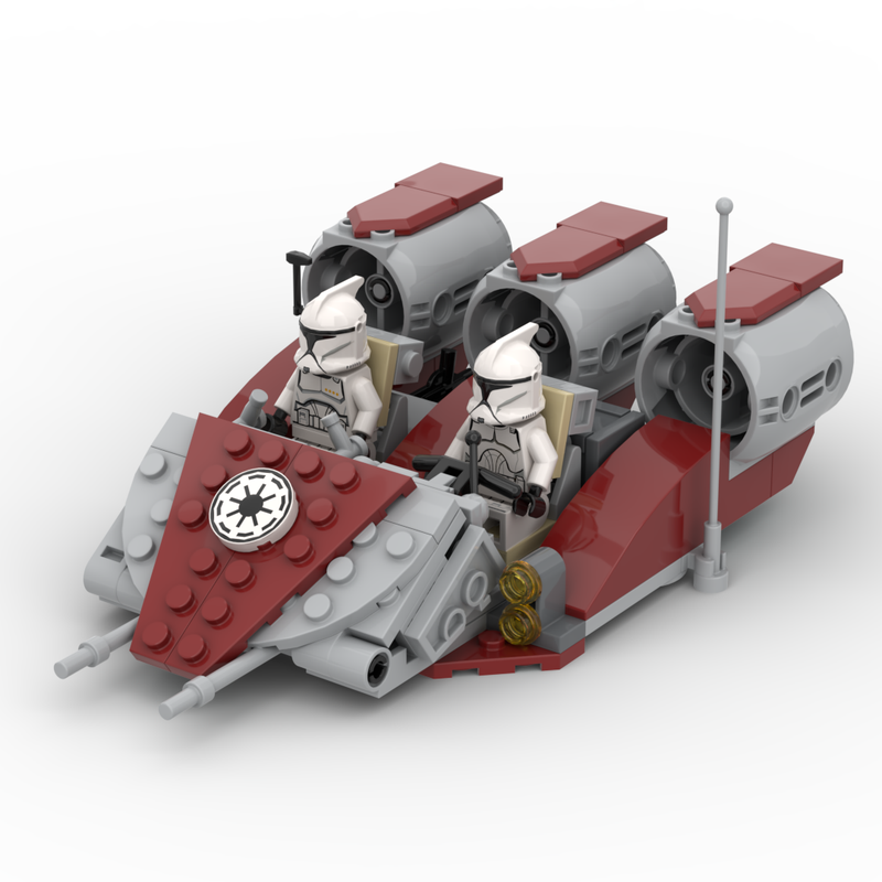 LEGO MOC Swamp Speeder by Mirage_ | Rebrickable - Build with LEGO