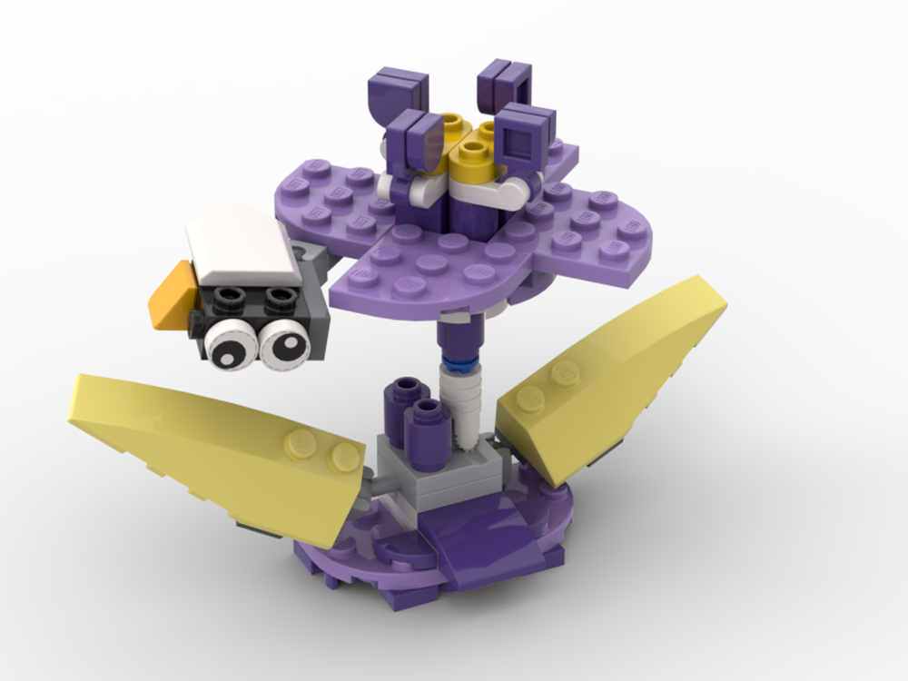 LEGO MOC Spinning flower by EVA001 | Rebrickable - Build with LEGO