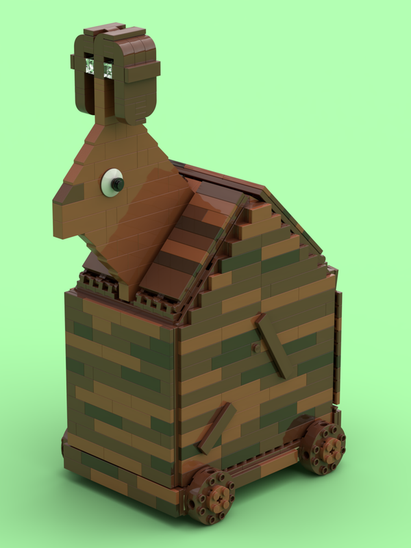 LEGO MOC Monty Python's Trojan Rabbit by Keizer | Rebrickable - Build ...