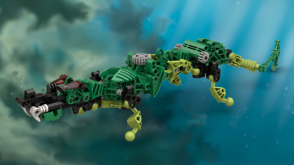 LEGO MOC Crocodile Combiner Model (Lewa and Lehvak) by krs_bionicle ...