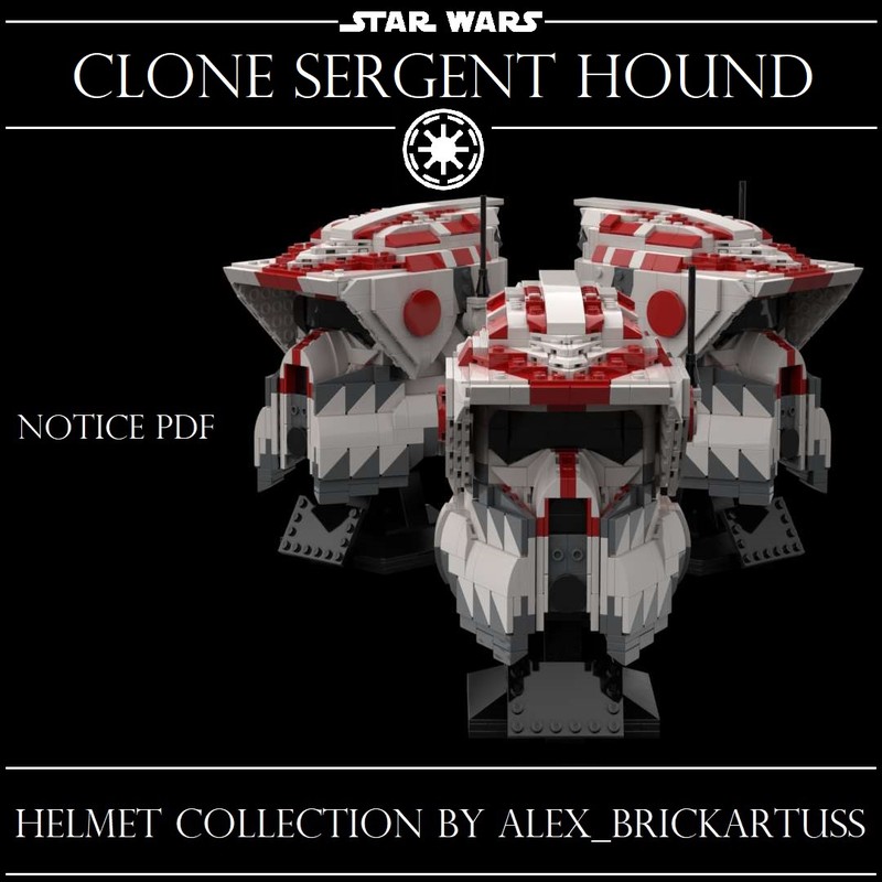 LEGO MOC Helmet Clone Sergent Hound by Alex_BricKartuss | Rebrickable ...