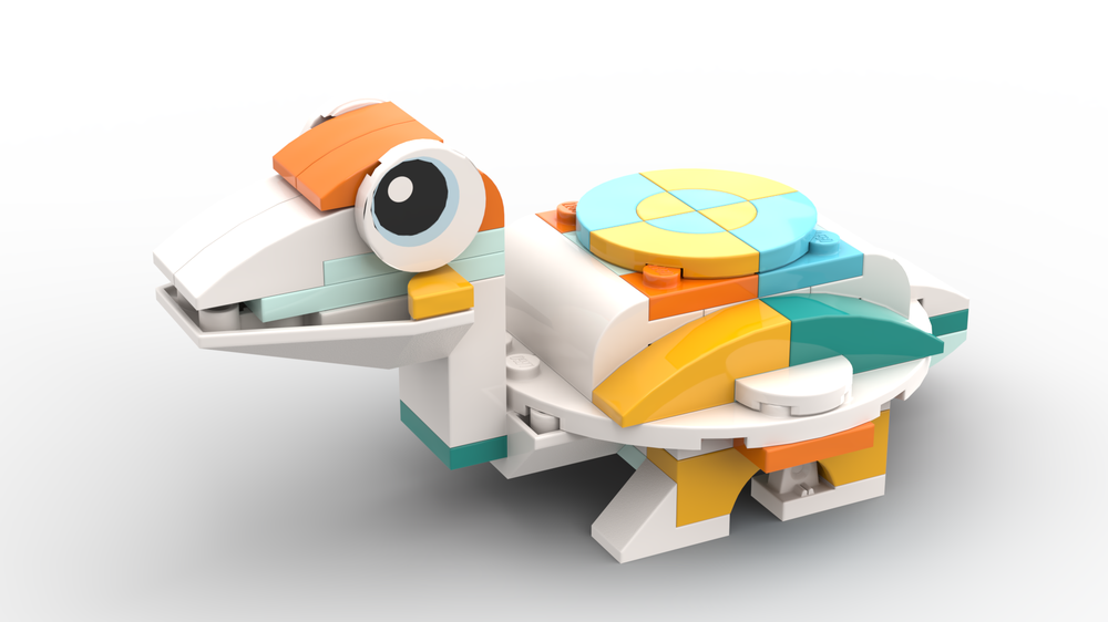LEGO MOC 31140 Dino-turtle by Lenarex | Rebrickable - Build with LEGO