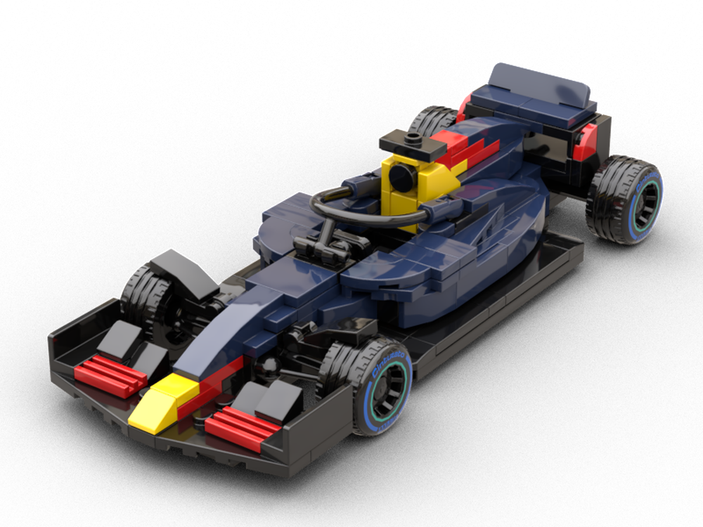 LEGO MOC RB19 F1 car Redbull scale 1:27 by ALPHAM3CK | Rebrickable ...