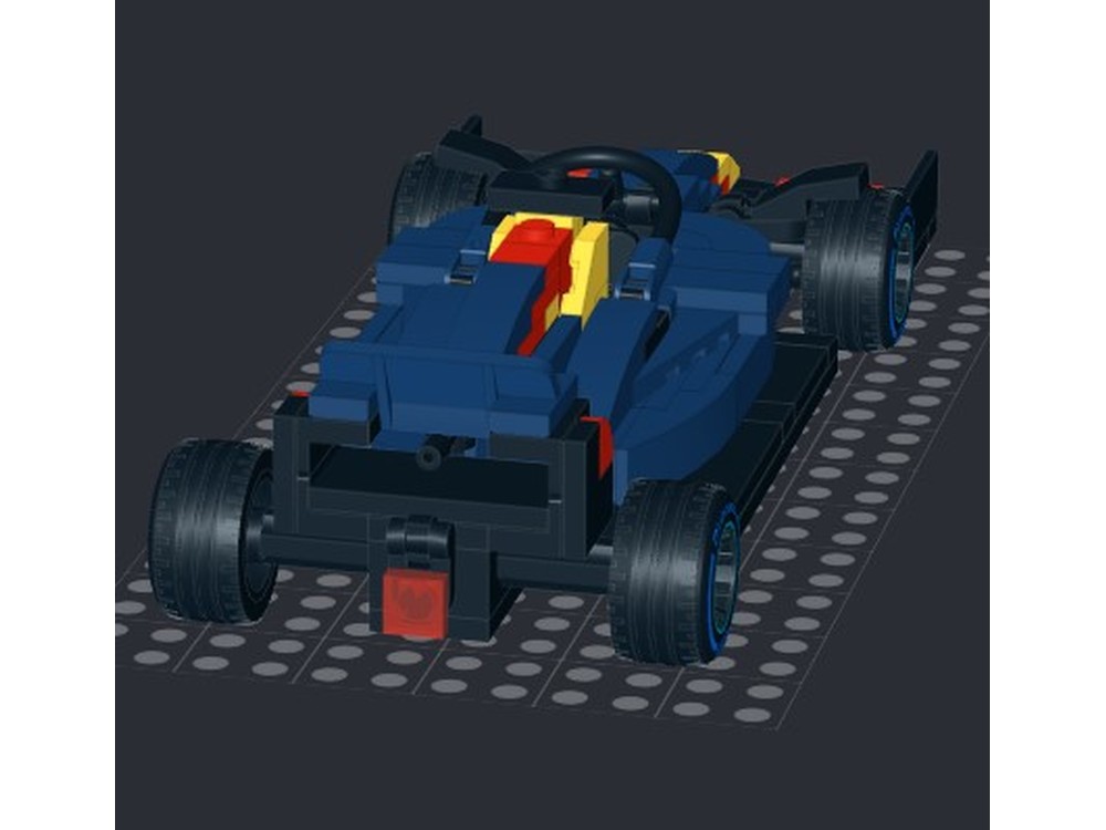 LEGO MOC RB19 F1 car Redbull scale 1:27 by ALPHAM3CK | Rebrickable ...