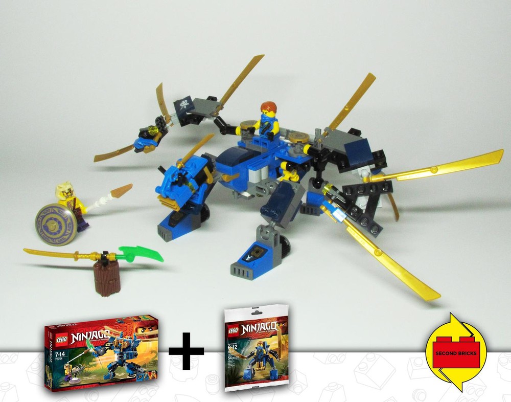LEGO MOC 70754 X 30292: Electro Robot Dragon by SecondBricks ...