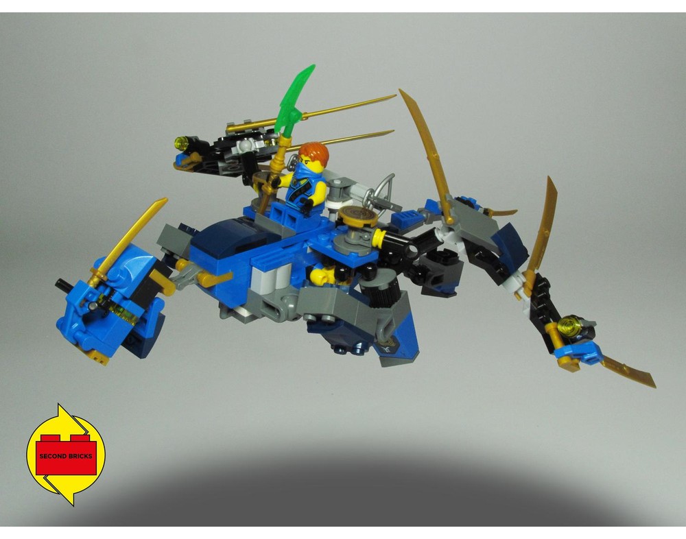 LEGO MOC 70754 X 30292: Electro Robot Dragon by SecondBricks ...
