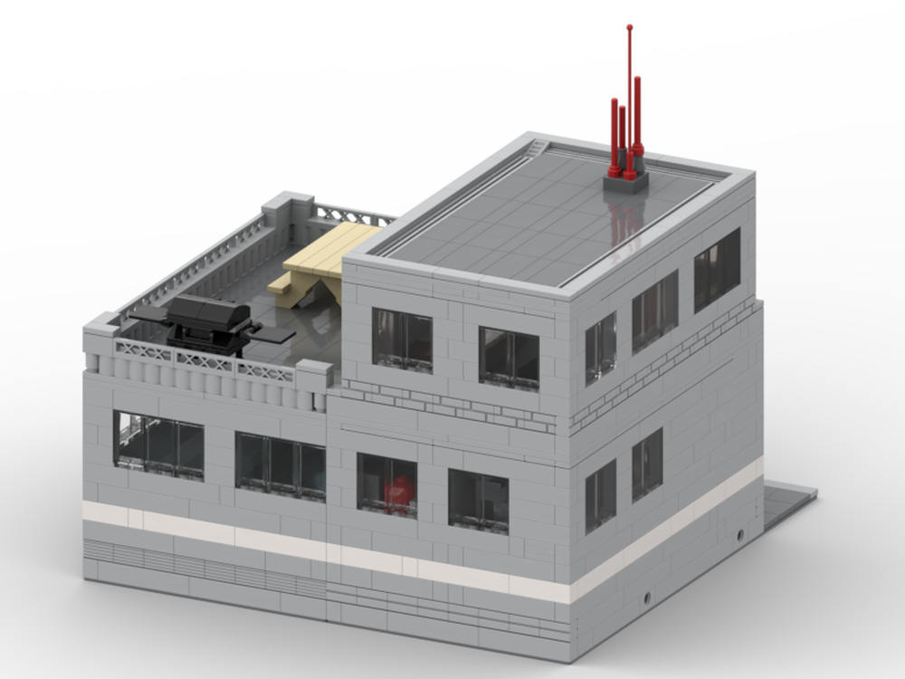 LEGO MOC Modular Ambulance Station by ole.828 | Rebrickable - Build ...