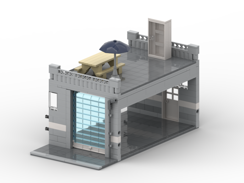 LEGO MOC Modular Ambulance Station Expansion 2 by ole.828 | Rebrickable ...