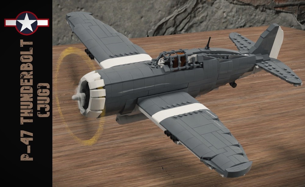 LEGO MOC REPUBLIC P-47 THUNDERBOLT(ww2 figther) by sivjix | Rebrickable ...