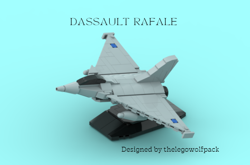 LEGO MOC Dassault rafale by thelegowolfpack | Rebrickable - Build with LEGO
