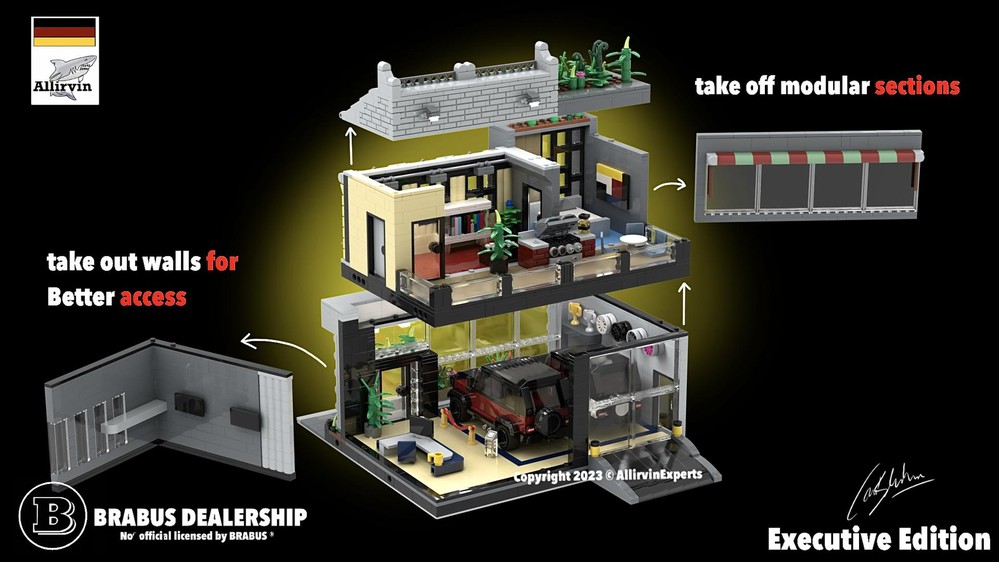 LEGO MOC BRABUS Dealership | Modular Building - Executive Edition by ...