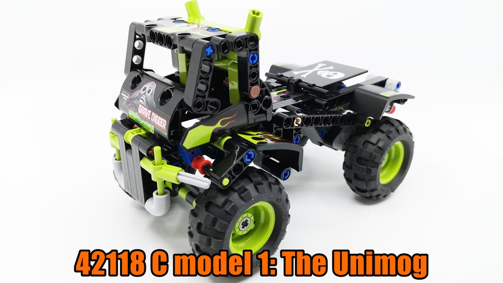 LEGO MOC 42118 Monster Jam® Grave Digger® C model 1: The Unimog by ...