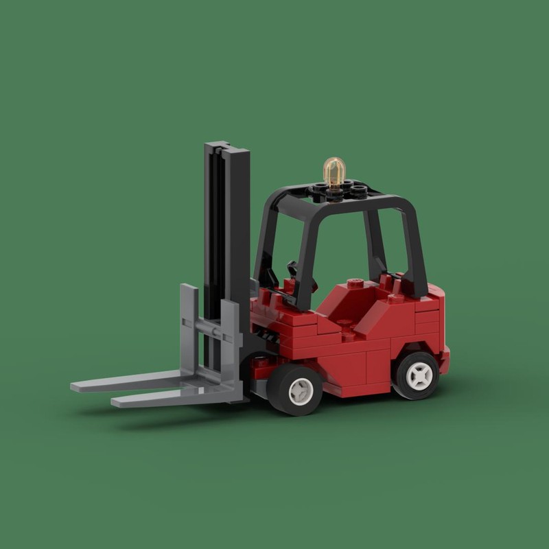 LEGO MOC Forklift by peppermint_bricks | Rebrickable - Build with LEGO