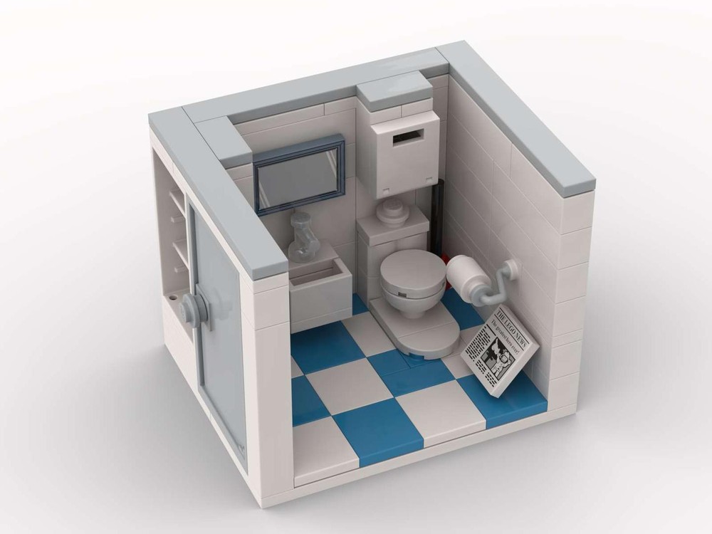 LEGO MOC Bathroom by Kraken71abc | Rebrickable - Build with LEGO