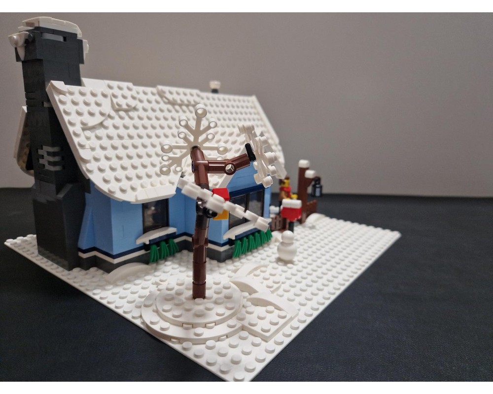 LEGO MOC Winter Cabin by PassengerX | Rebrickable - Build with LEGO