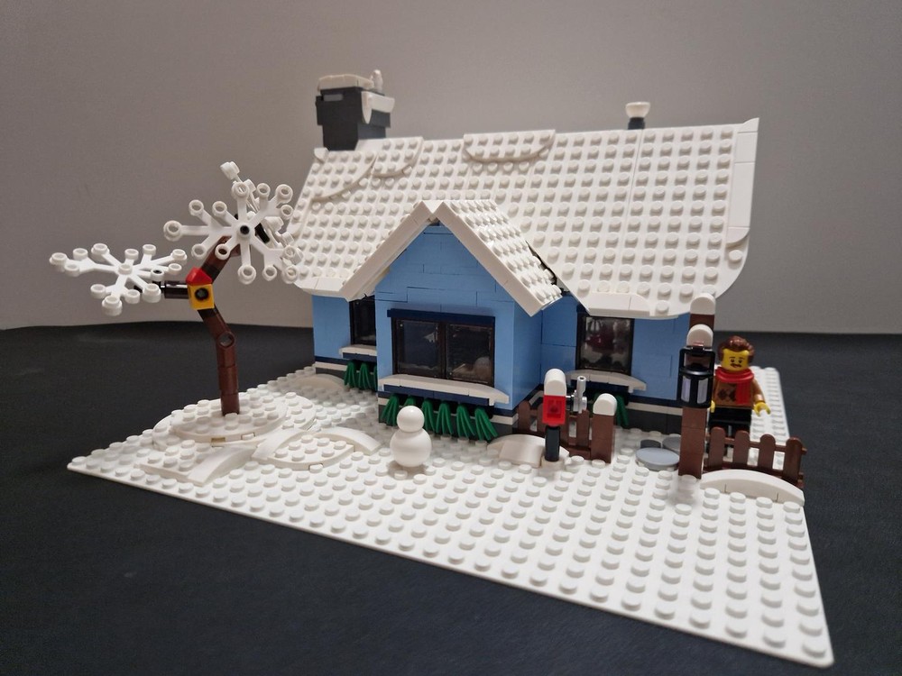 LEGO MOC Winter Cabin by PassengerX | Rebrickable - Build with LEGO