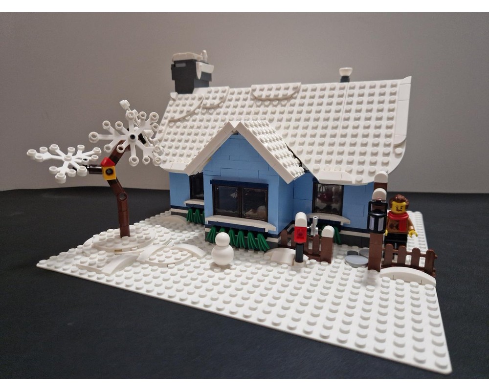 LEGO MOC Winter Cabin by PassengerX | Rebrickable - Build with LEGO
