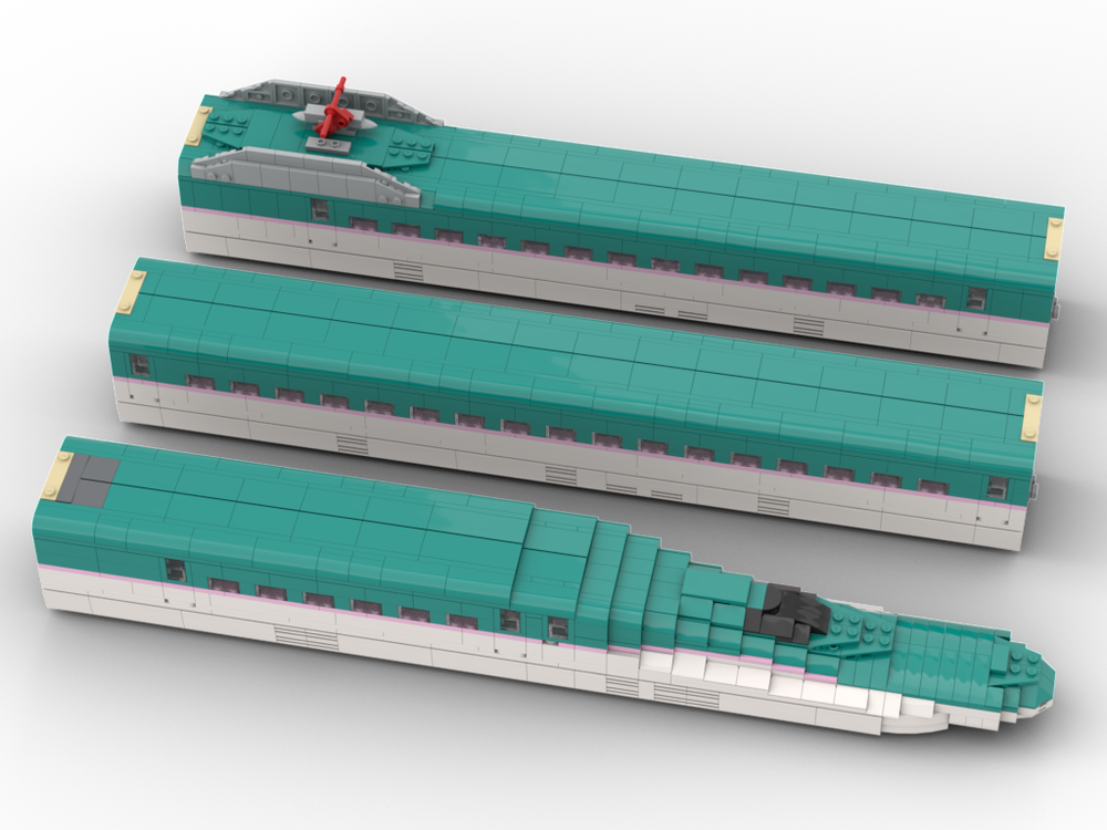 LEGO MOC 1:48 E5 Series Shinkansen (T1 / M1 / M2) by NonsenseWars ...