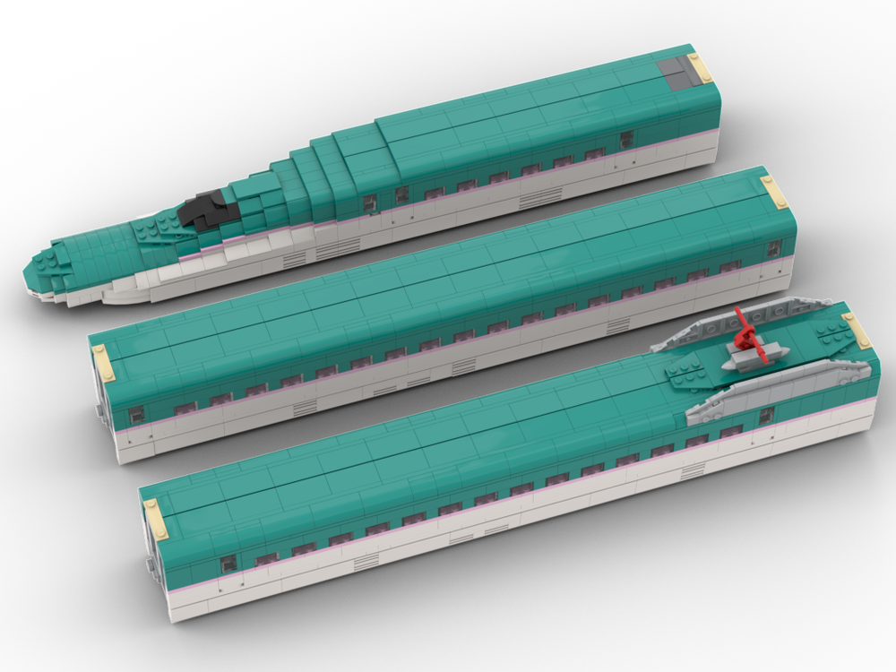 LEGO MOC 1:48 E5 Series Shinkansen (T1 / M1 / M2) by NonsenseWars ...