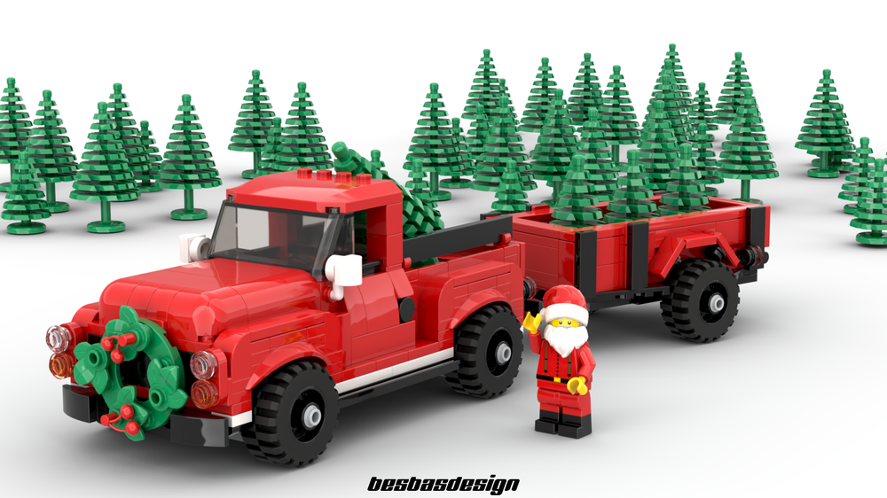 LEGO MOC Pickup Christmas Style by besbasdesign | Rebrickable - Build ...