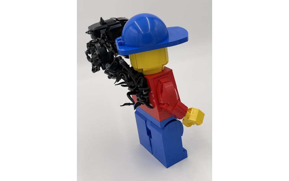 Lego Moc Up Scaled Lego Minifigure Accessory Venom Symbiote By Ztbricks Rebrickable Build