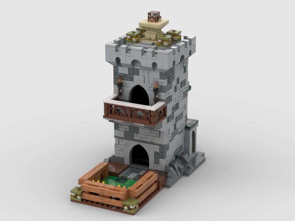 LEGO MOC Cow Shrine Dice Tower by zxNIJIxz | Rebrickable - Build with LEGO