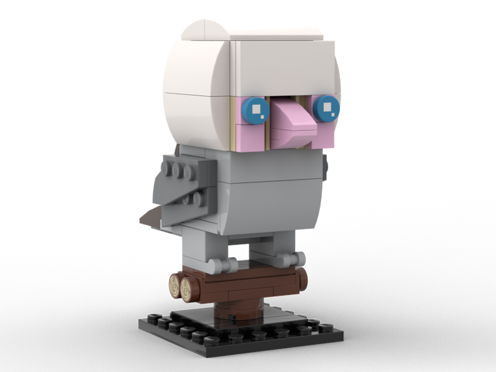 LEGO MOC Gray Crow: Birdheadz by OrchardBuilds | Rebrickable - Build ...