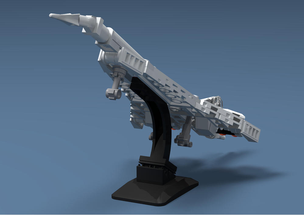 LEGO MOC Concorde Mini by asnoopy | Rebrickable - Build with LEGO