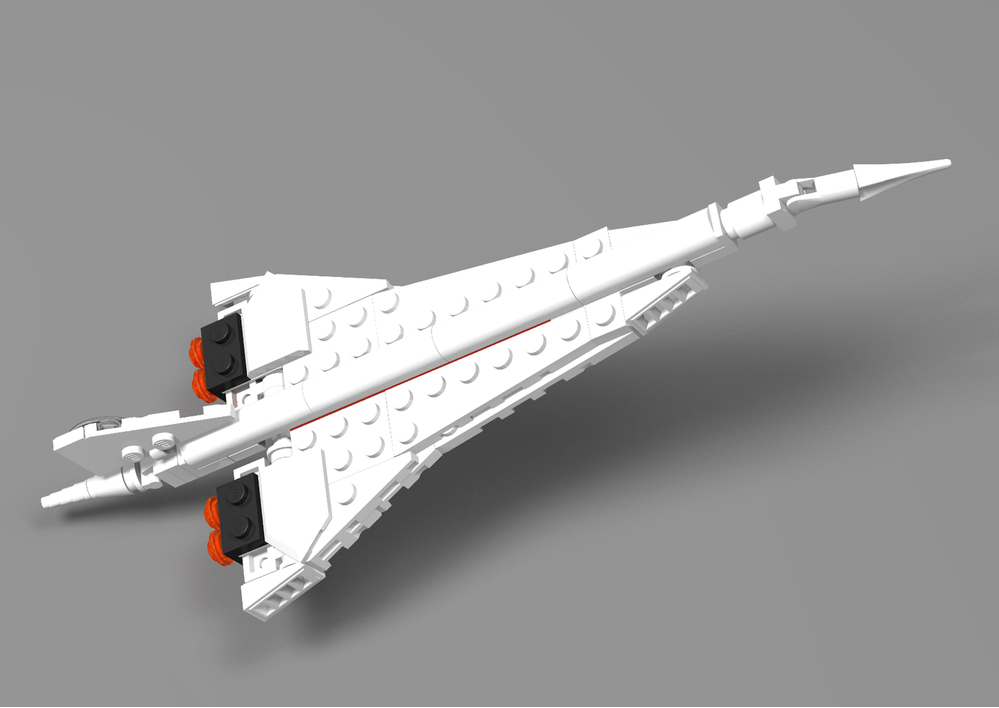 LEGO MOC Concorde Mini by asnoopy | Rebrickable - Build with LEGO