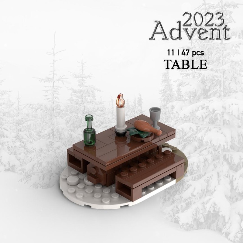 LEGO MOC Table by peter.keith | Rebrickable - Build with LEGO