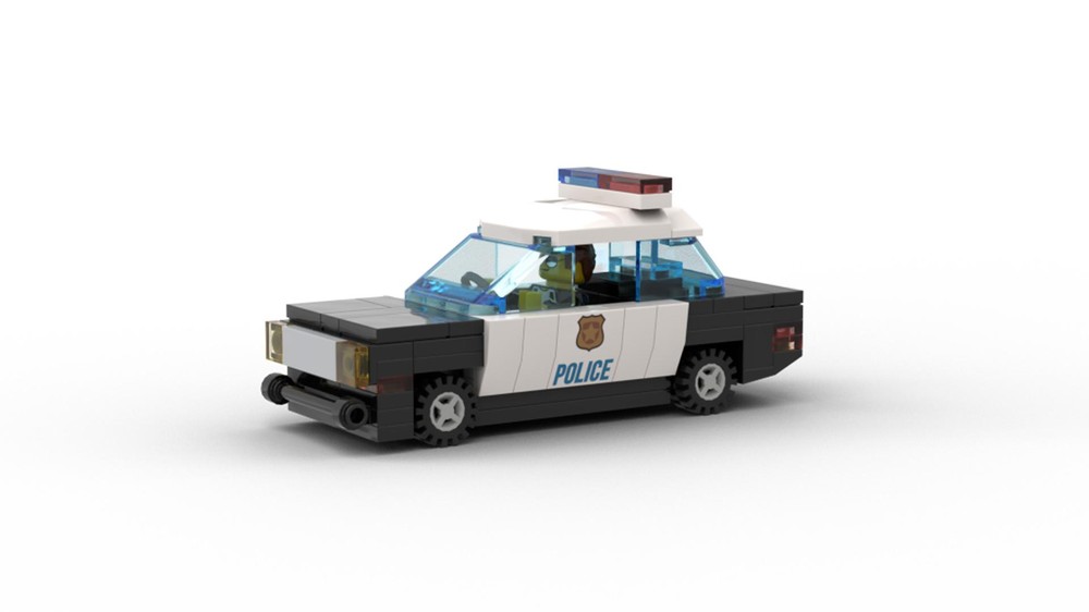 LEGO MOC Police car cruiser 5 wide by Denverhorse | Rebrickable - Build ...