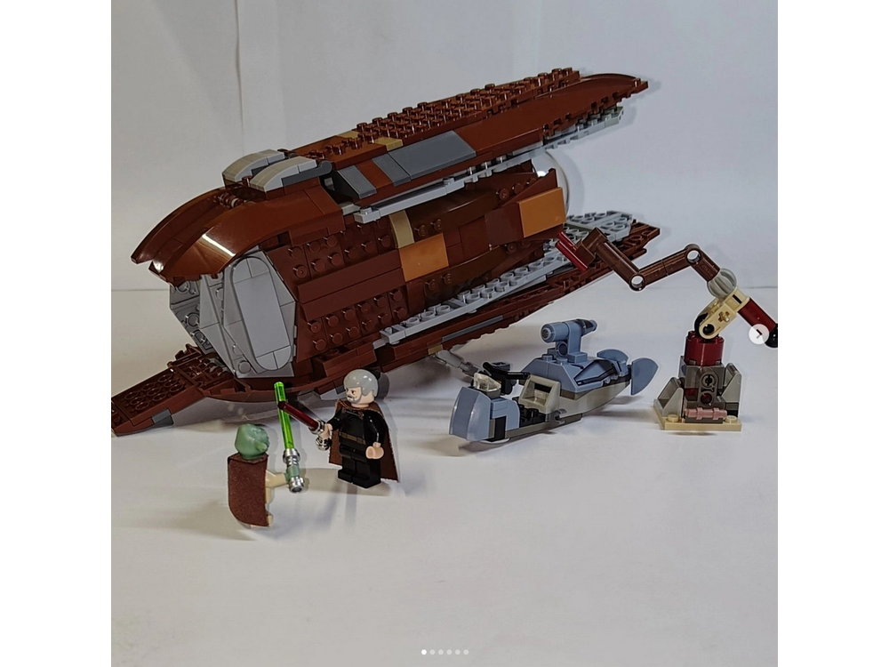 Lego Moc Count Dookus Solar Sailor By Flourinthegun Rebrickable