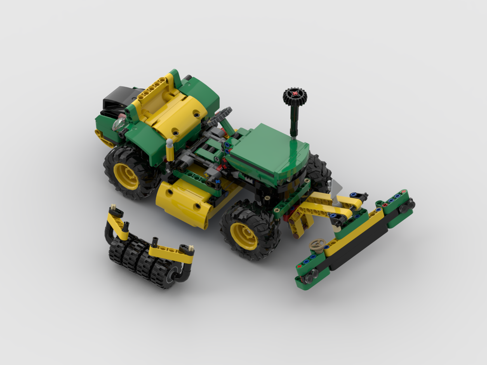LEGO MOC 42136 Lawn Mower Tractor by Larsagri | Rebrickable - Build with LEGO