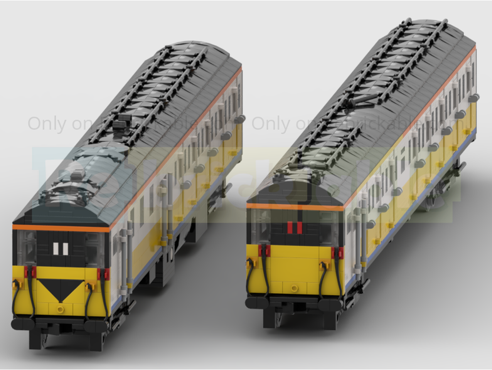 LEGO MOC 8 Stud Wide Class 205 'Thumper' DEMU Train in Connex Livery by ...