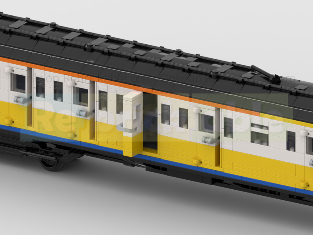 LEGO MOC 8 Stud Wide Class 205 'Thumper' DEMU Train in Connex Livery by ...