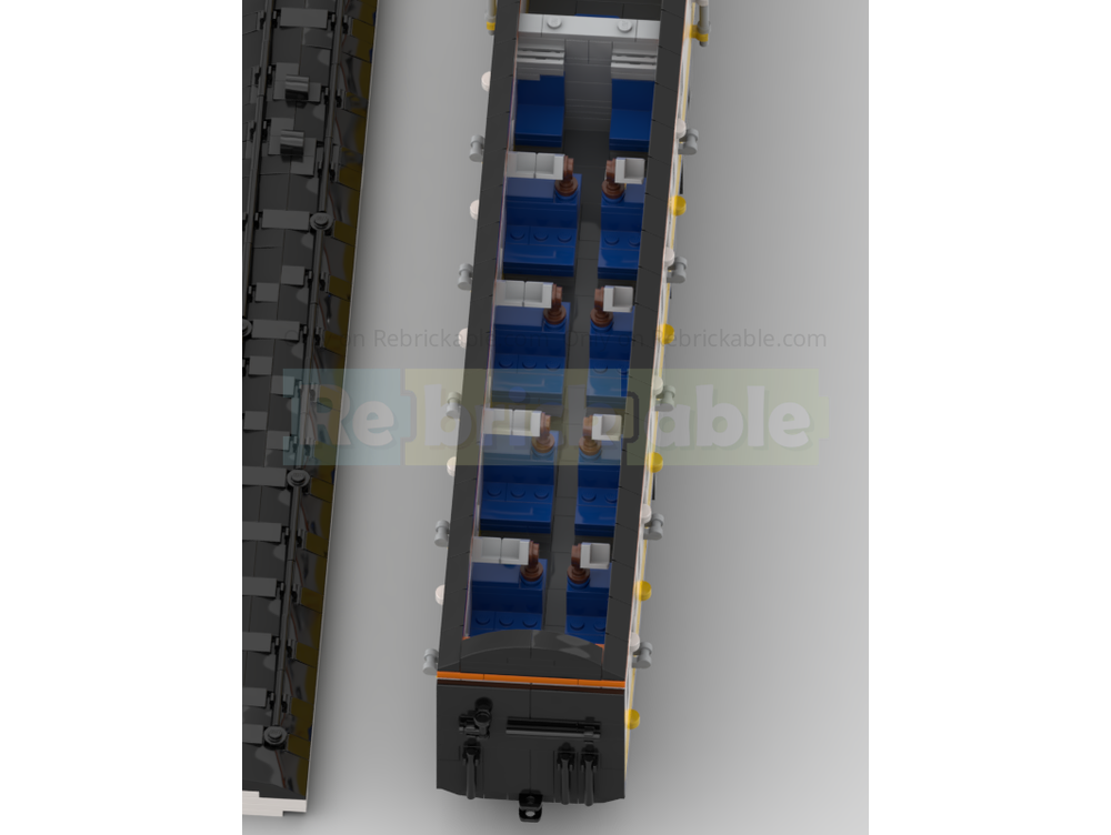 LEGO MOC 8 Stud Wide Class 205 'Thumper' DEMU Train in Connex Livery by ...