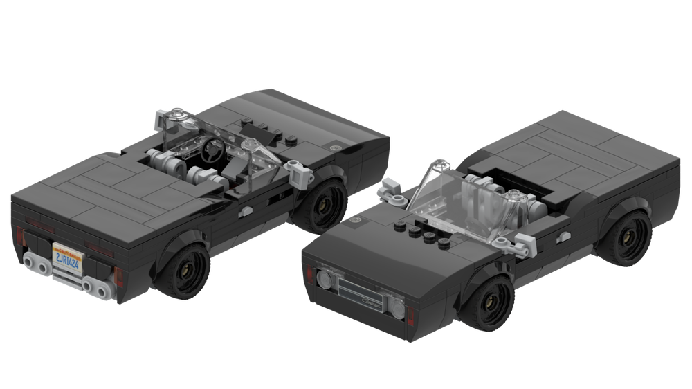 LEGO MOC 76912 Working Convertible by Schwimpy | Rebrickable - Build ...